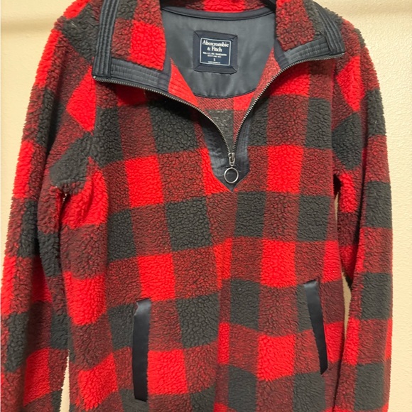 Abercrombie & Fitch | Sweaters | Abercrombie Fitch Red And Black ...